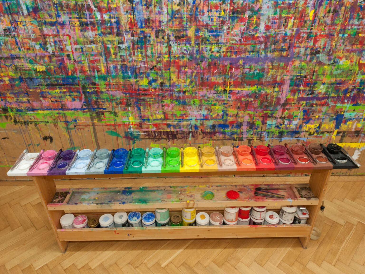 Malen nach Arno Stern bei Ringareia - Stadt Hohenems