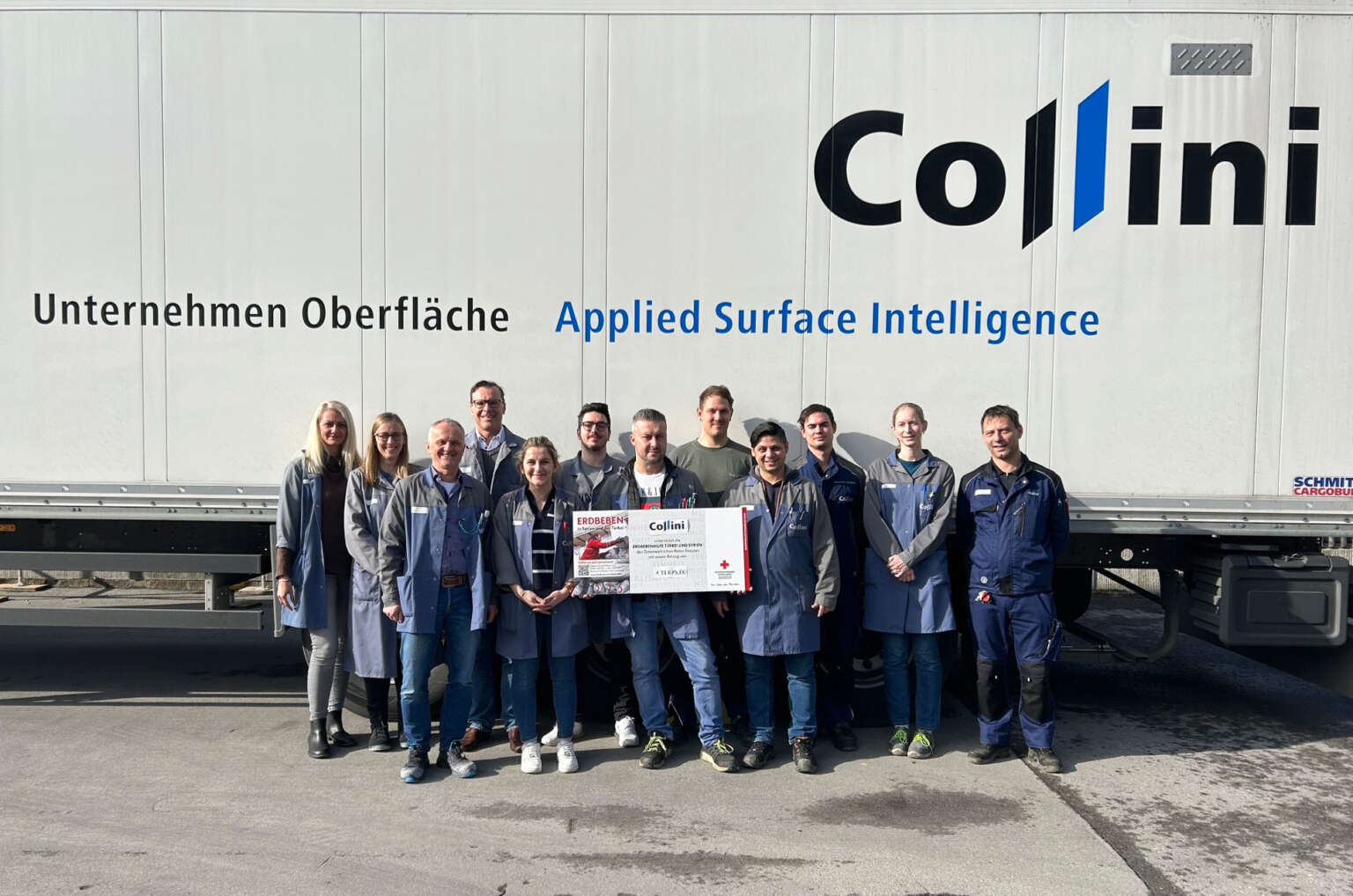 Collini-Mitarbeitende unterstützen Erdbebenopfer - Stadt Hohenems