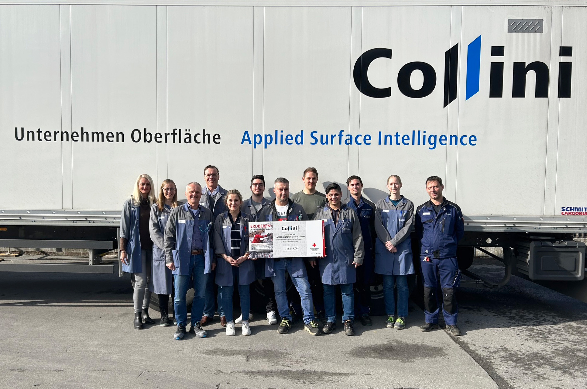 Collini-Mitarbeitende unterstützen Erdbebenopfer - Stadt Hohenems