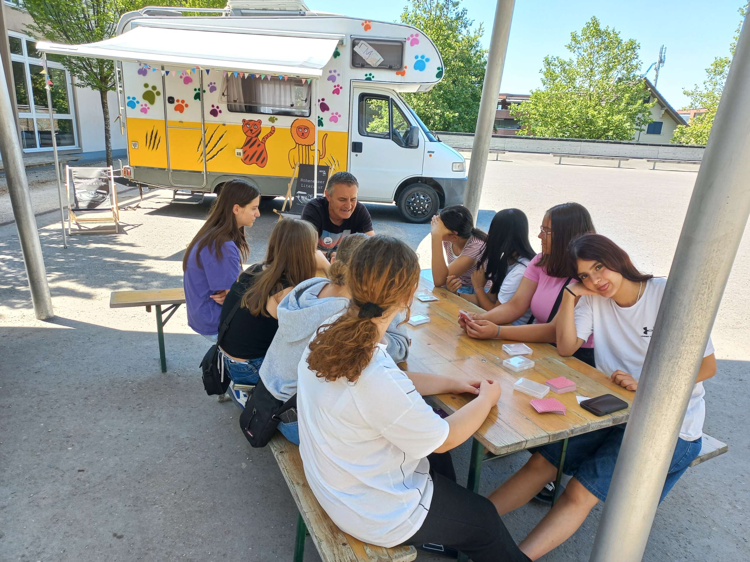 Einsatz des Talentemobils „Emsi“ an der MS Markt - Stadt Hohenems