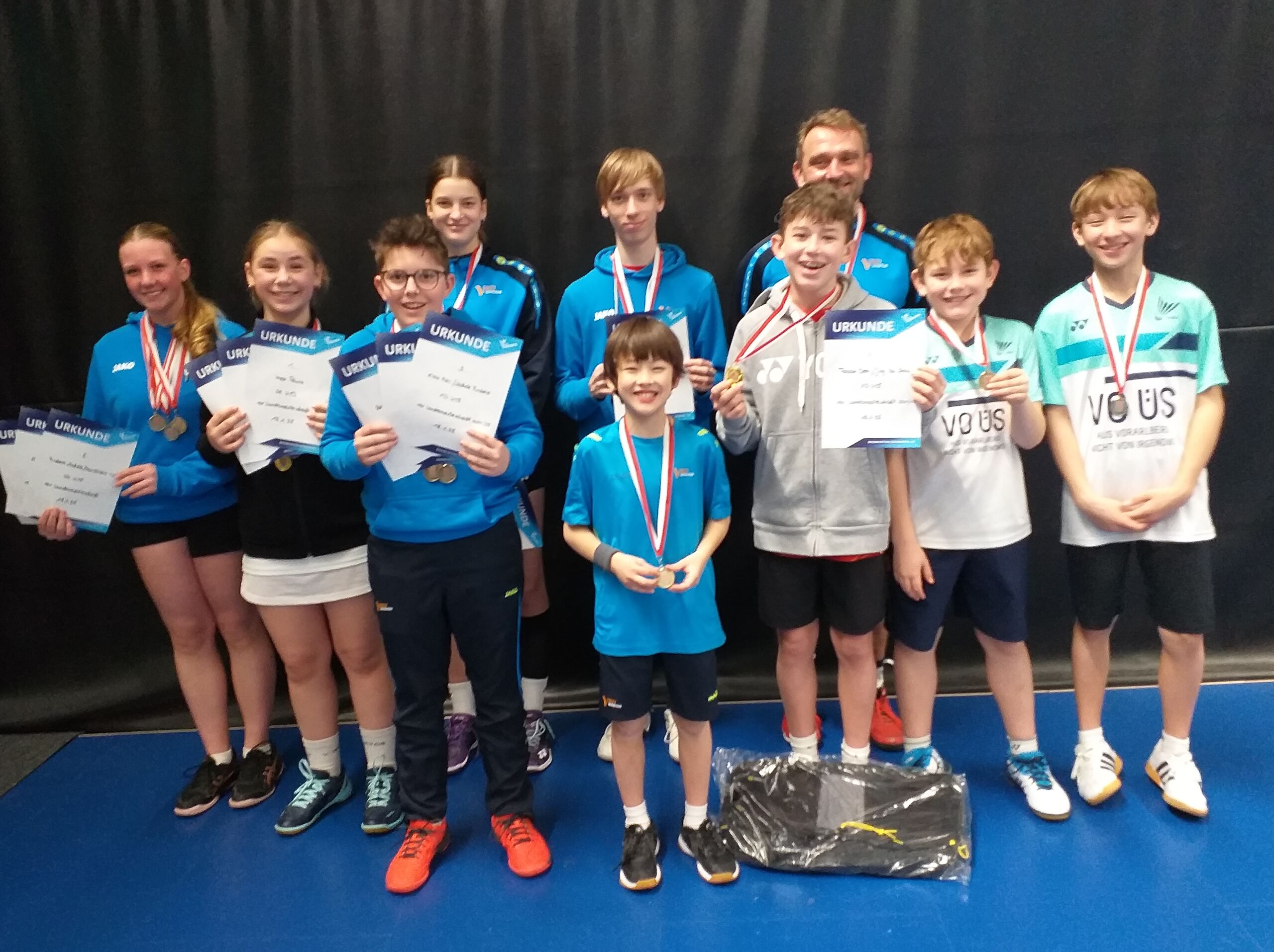 Badminton-Landesmeisterschaften: Siegesserie hält an! - Stadt Hohenems